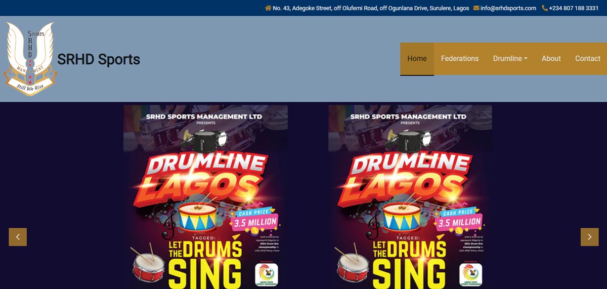 Web design project in Surulere, Lagos